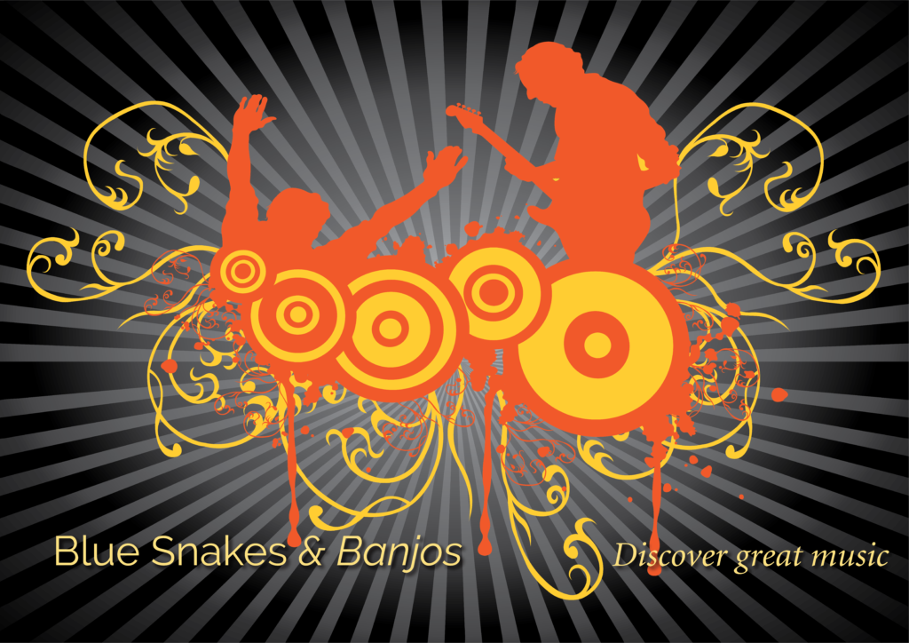 Vector-Concert-Vector-Art – Blue Snakes and Banjos